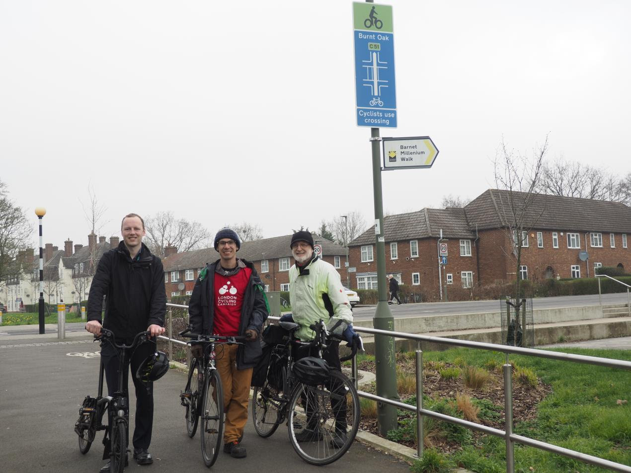 Barnet Council unveils borough’s first cycleway