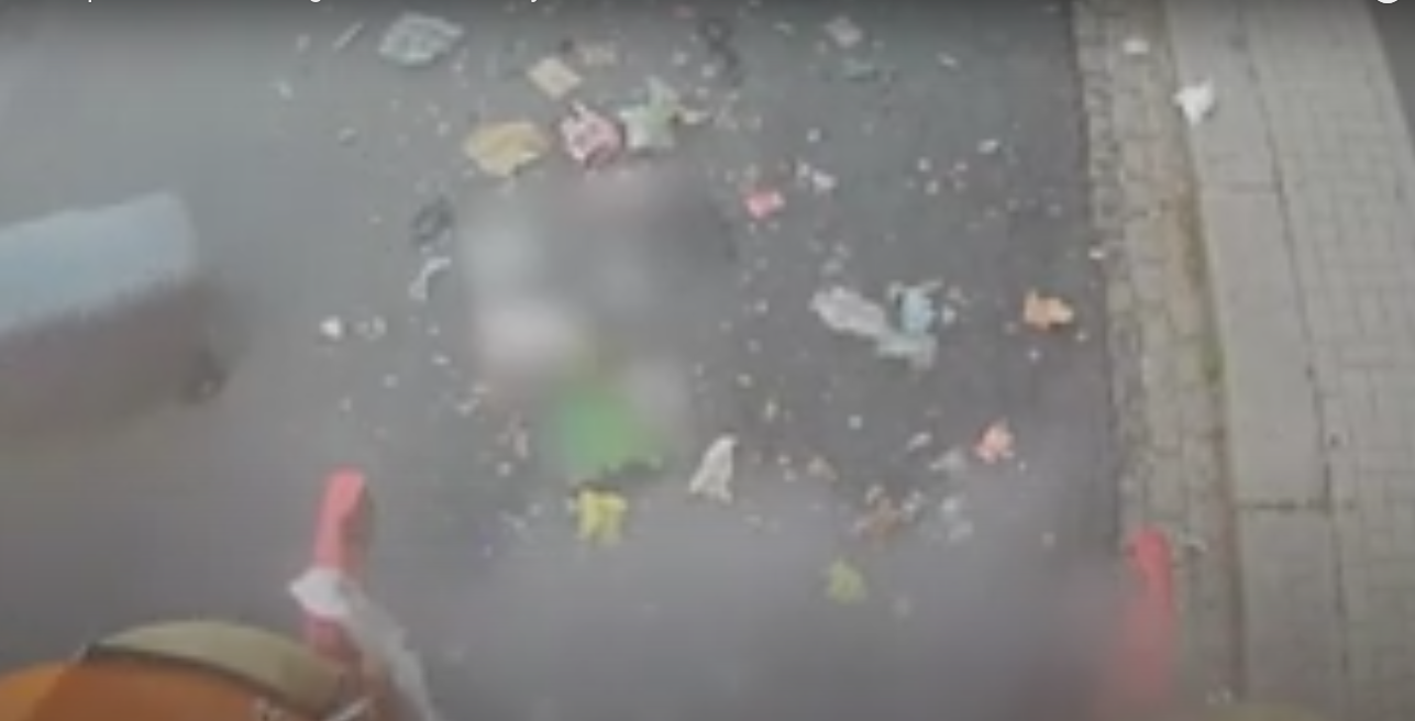 VIDEO: Huge explosion as bin is loaded into a refuse truck - Barnet Post